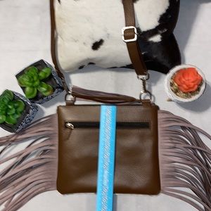 Hand Crafted | Bags | New Handmade Real Cowhide Leather Crossbody ...